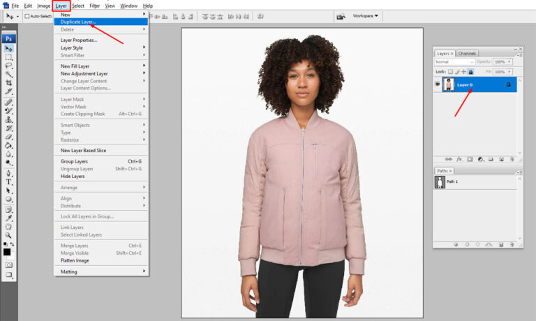 How to Remove Background Around Hair in Photoshop
